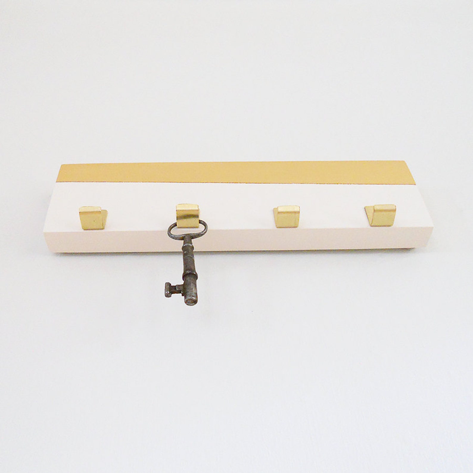 Modern Key Rack Brass Gold Key Holder Minimal Linear Design - Etsy