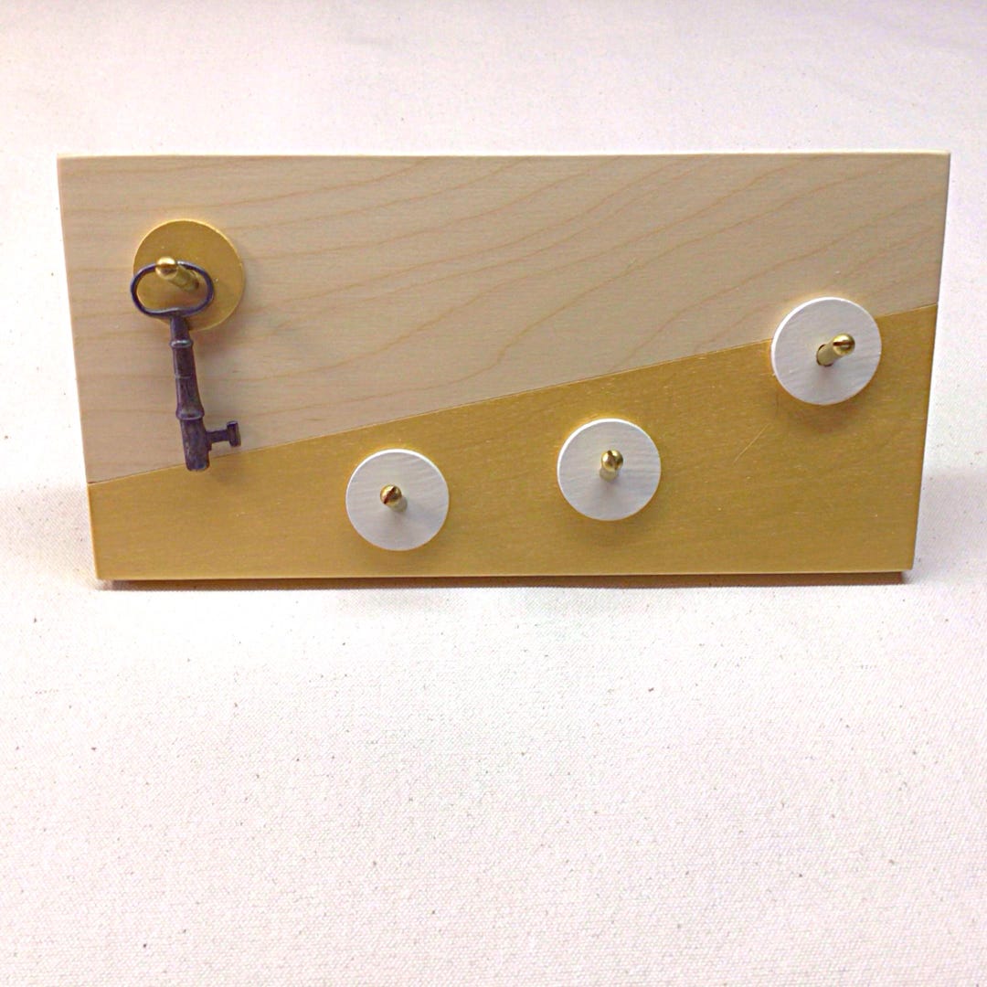 Key Holder, Modern, Wall Mount, Entry, Organizer, Hooks, Geometric ...