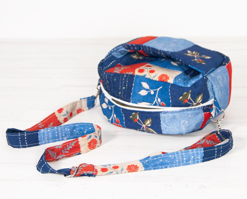 Round Crossbody Bag Sewing Pattern — Sew a Unique Structured Bag With ...