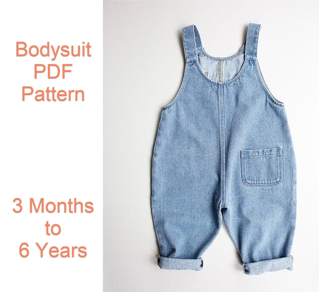 Kids Dungaree Sewing Pattern: Toddler & Child Romper (PDF) - Etsy