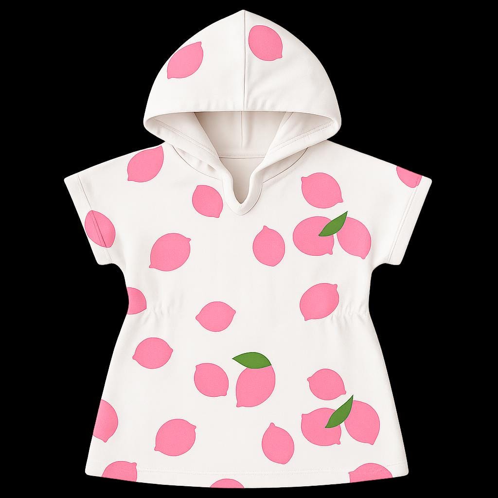 Kids Hooded Poncho Sewing Pattern: Beach Cover-up (PDF Pattern) - Etsy