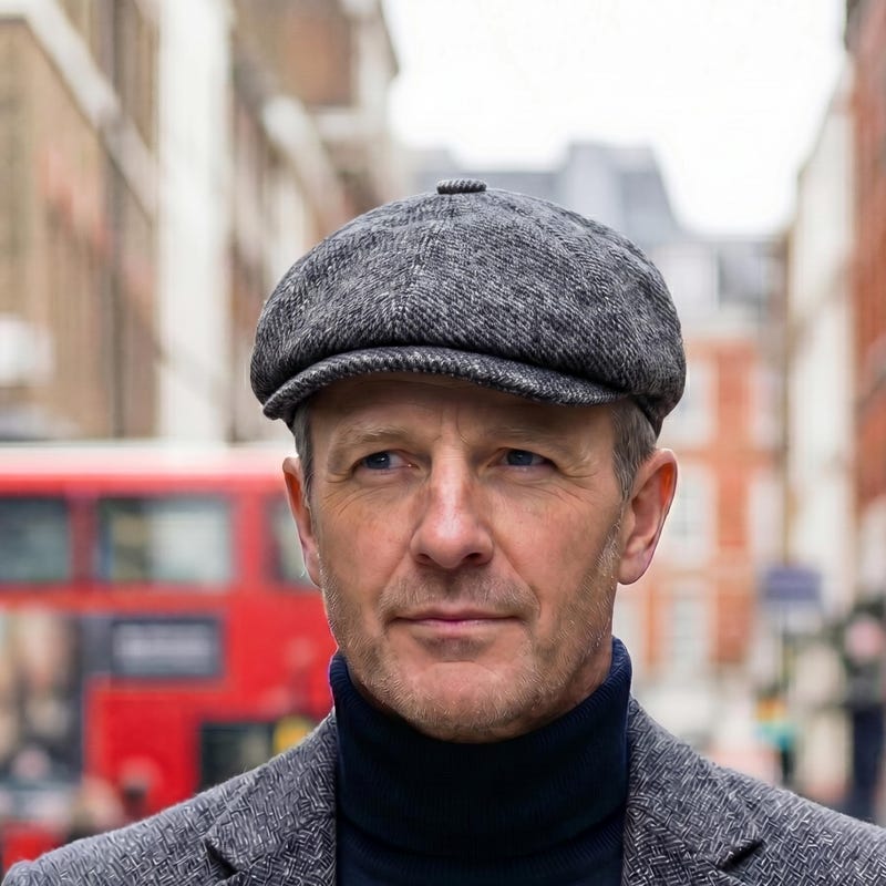 Grey Tweed Irish Cap - Etsy