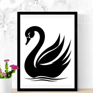 Swan SVG Bundle: Swan Clipart, Cut Files for Cricut (digital Download ...