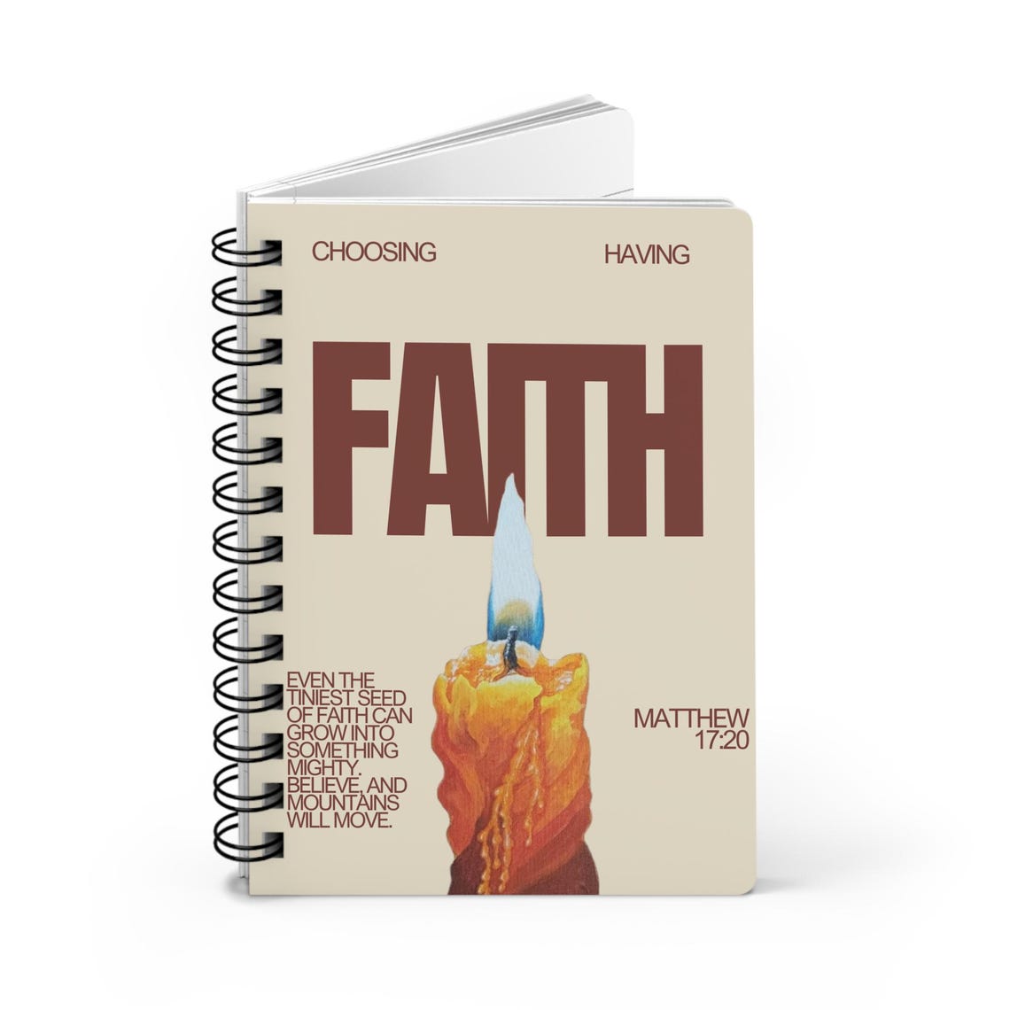 Inspirational Spiral Journal: Faith-focused Lined Notebook - Etsy
