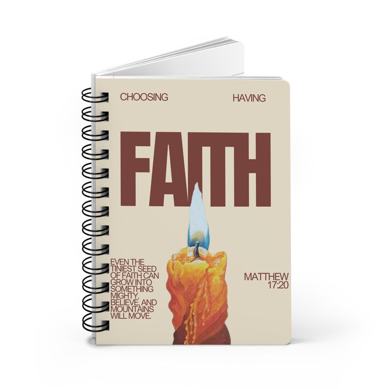 Inspirational Spiral Journal: Faith-focused Lined Notebook - Etsy