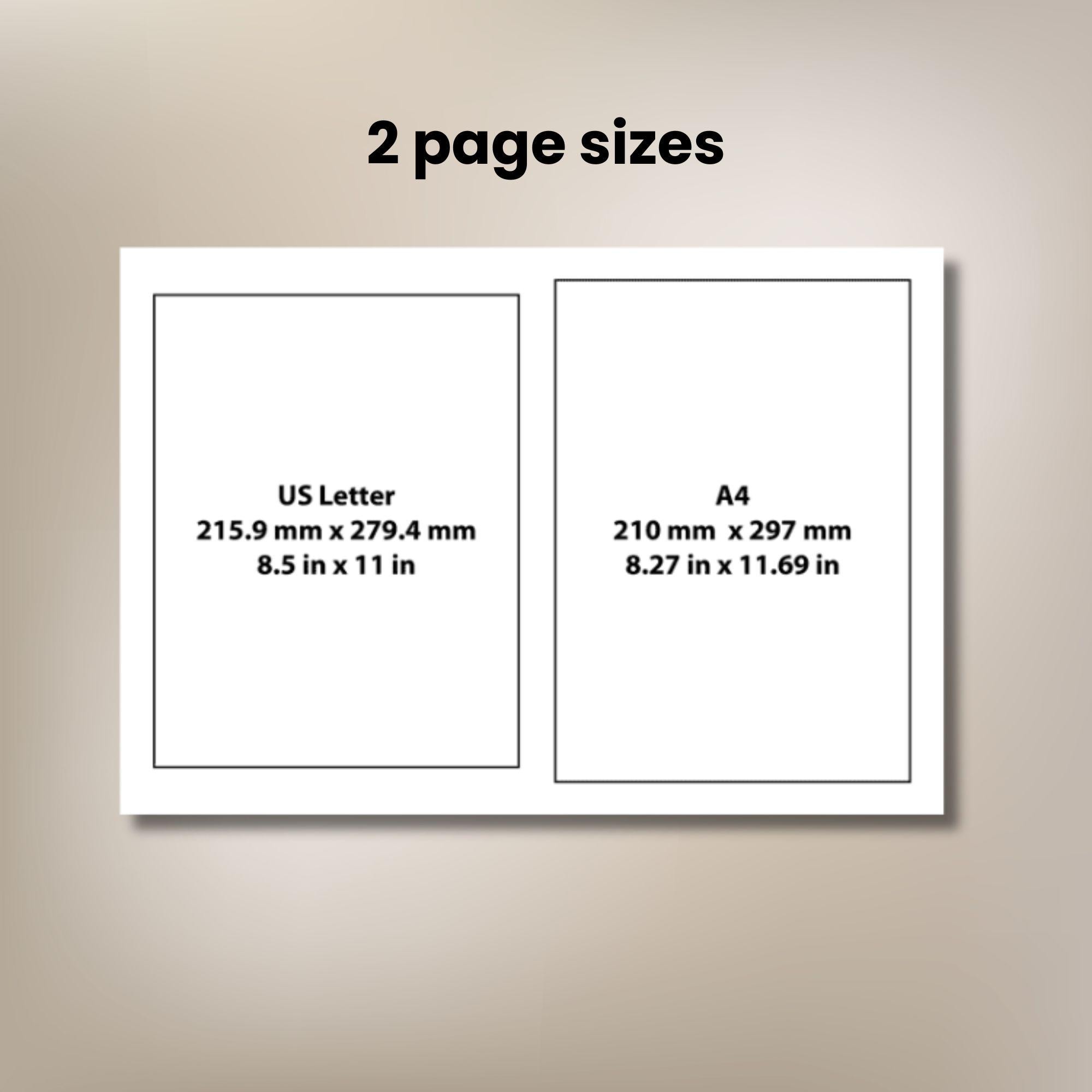 Large 8-inch Alphabet Letter Templates A–Z – Uppercase Printable PDF ...