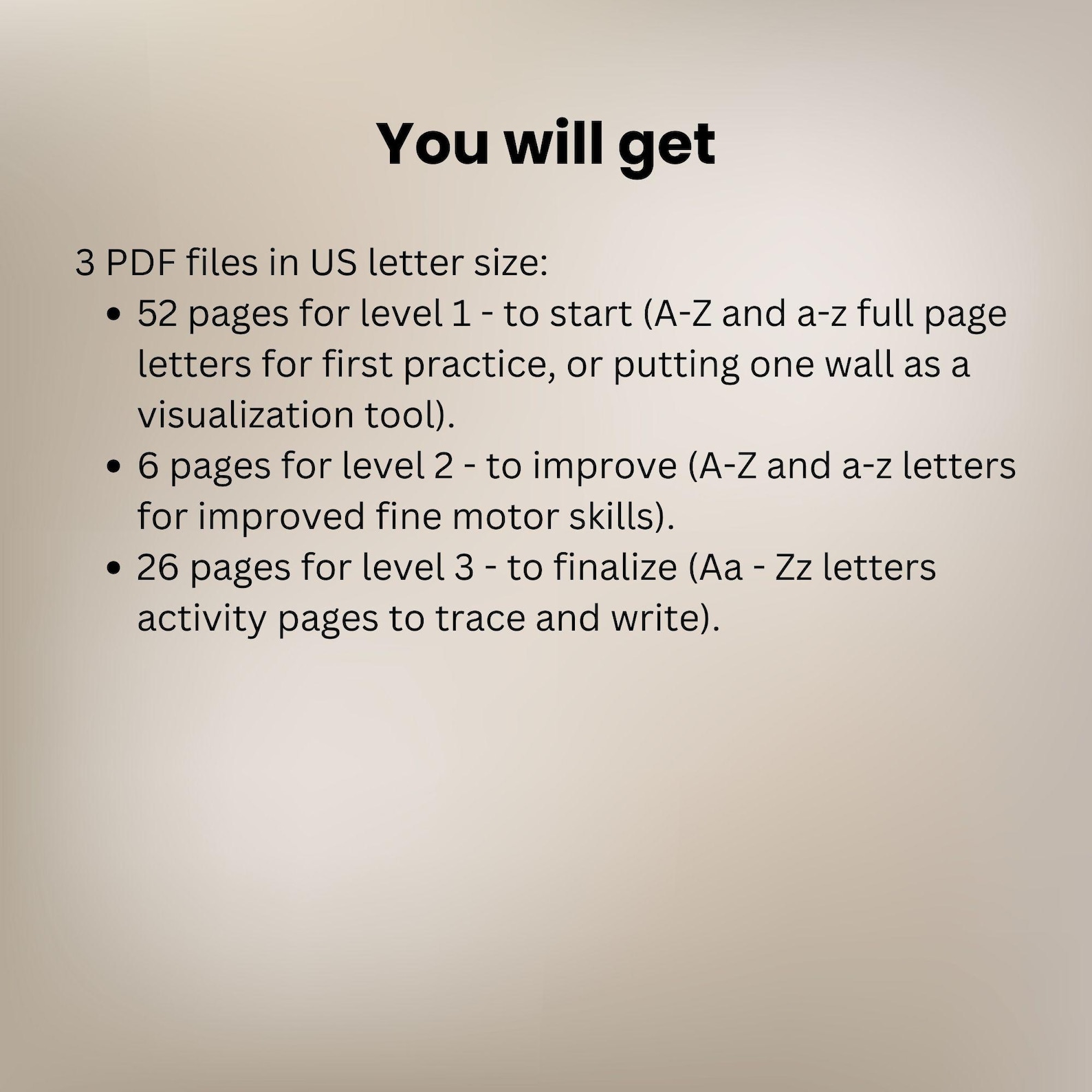 Alphabet Tracing Worksheets to Trace and Write in 3 Levels (printable ...