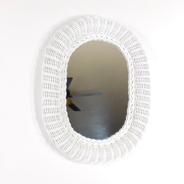 Wicker Vanity Mirror - Etsy
