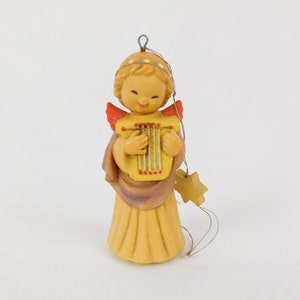 Anri Italy, Hand Painted Angel With Lyre Harp, Ferrandiz, Angel ...