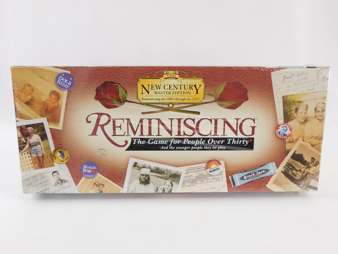 Reminiscing Board Game, 1998, New Century Master Edition, Remembering ...