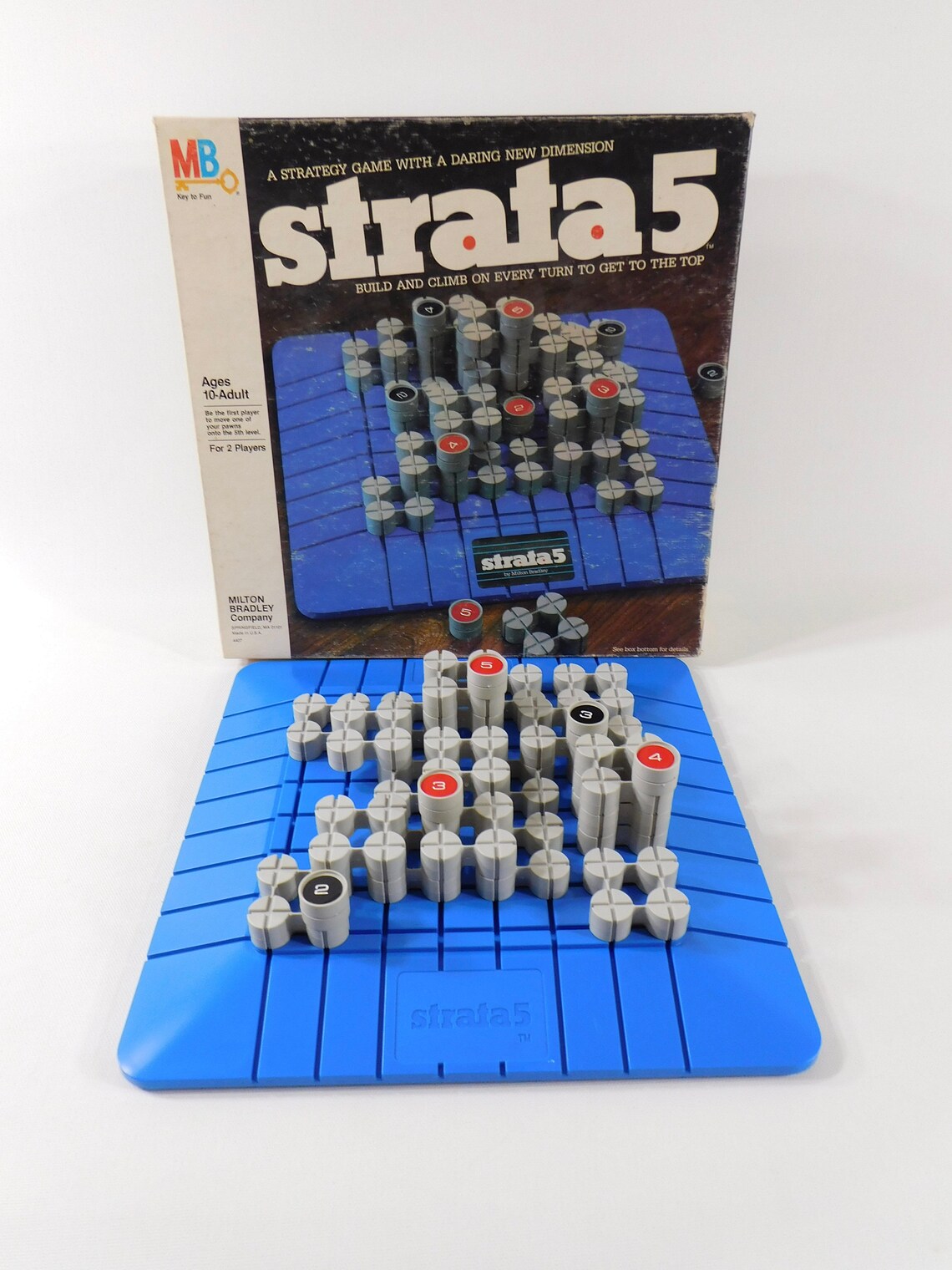 Strata 5 by Milton Bradley 2 Player Game | Etsy