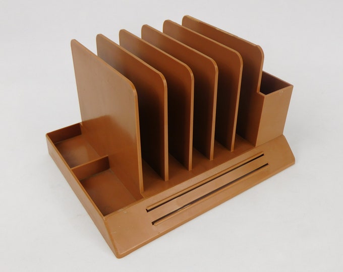 Vintage Office, Max Klein, File Keeper, Desk Top Organizer, File Holder ...