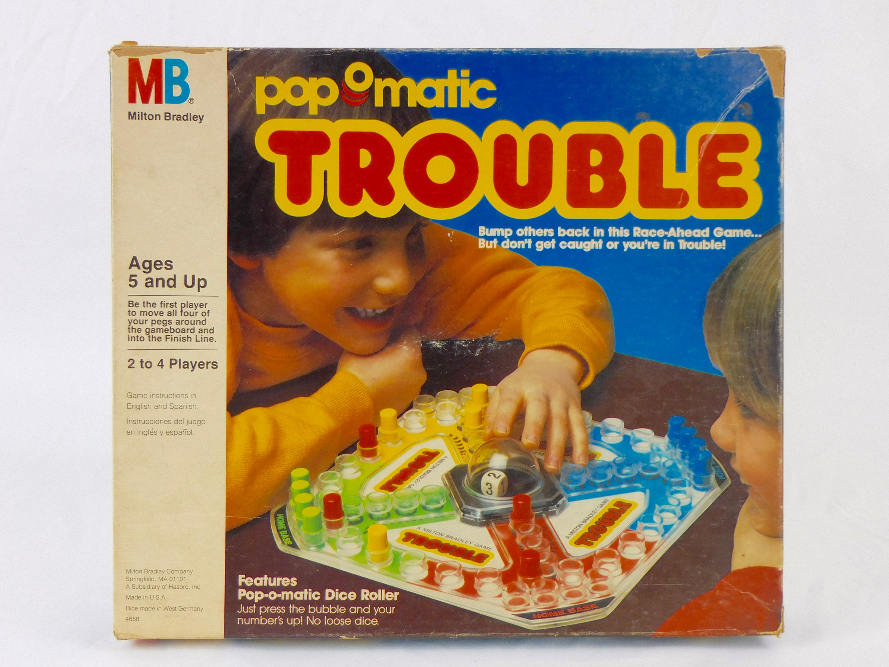 Trouble Board Game Logo