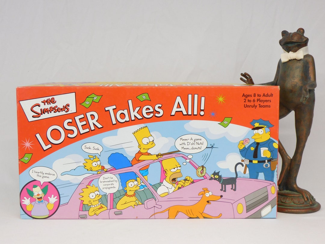 The Simpsons Loser Takes All Board Game the Dysfunctional - Etsy