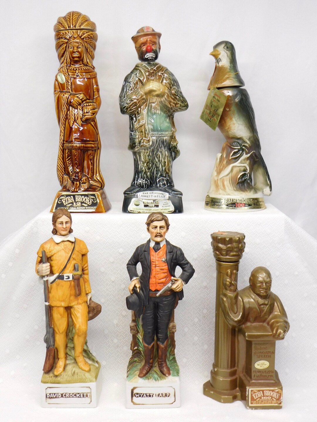 Vintage Whiskey Decanter Collectible Bottle 1960-1970's - YOUR CHOICE ...