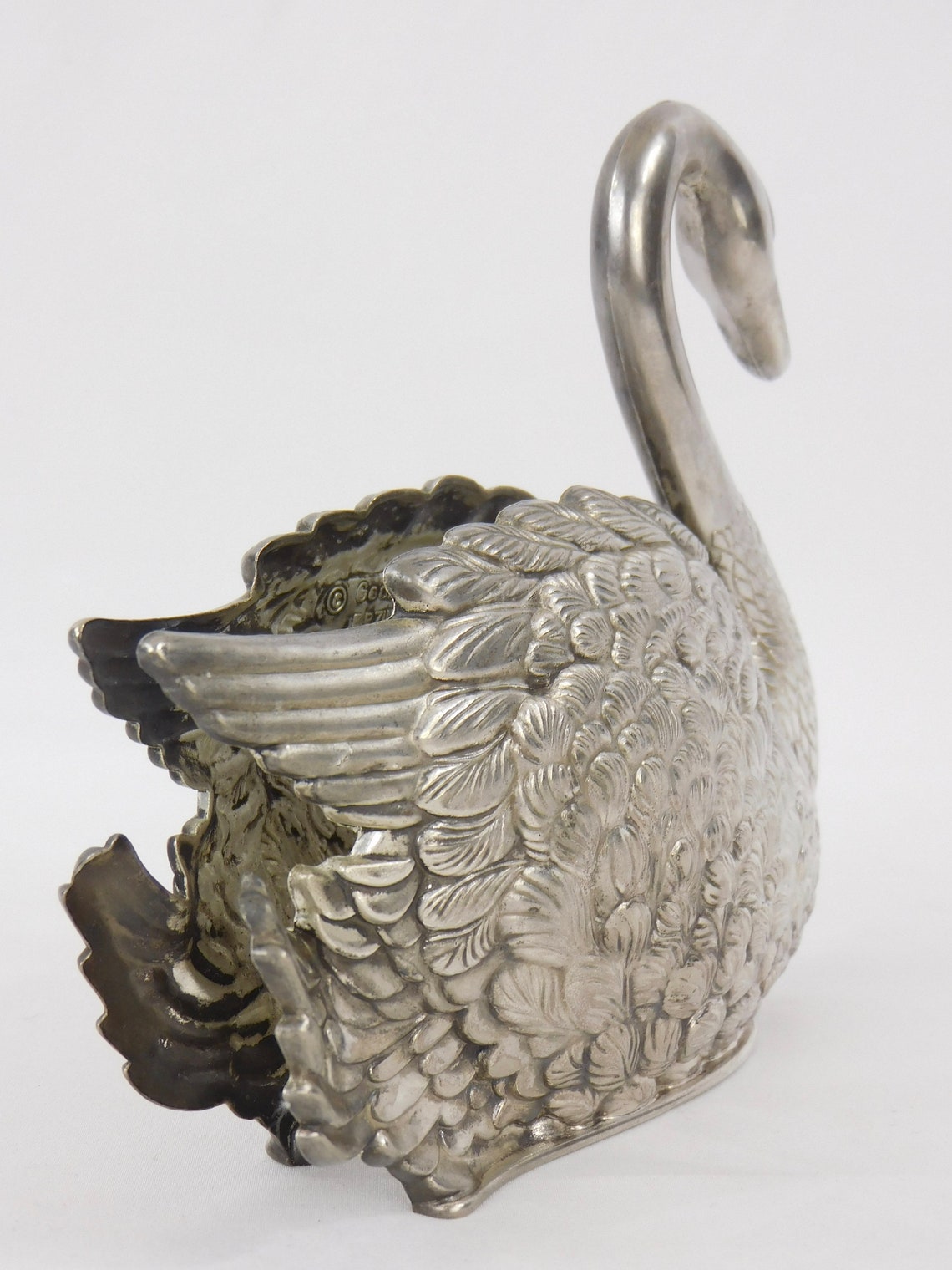 Vintage Godinger Silver Swan Letter Holder Swan Centerpece - Etsy