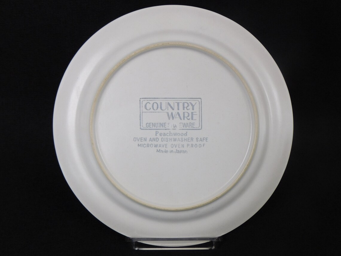 Vintage Country Ware Genuine Stoneware Peachwood Dinner - Etsy