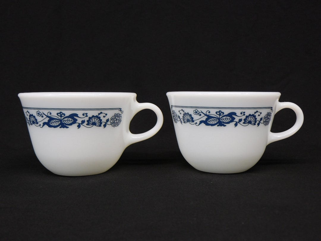Vintage Pyrex Coffee Cup Old Town Blue Replacement Coffee Cup ...