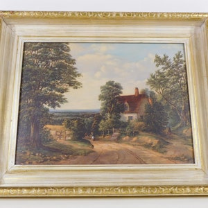 Vintage Antique Alfred Vickers , Spring Afternoon, Framed Art ...