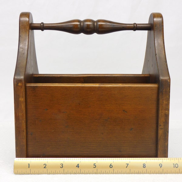 Wood Tool Tote Wood Box - Etsy