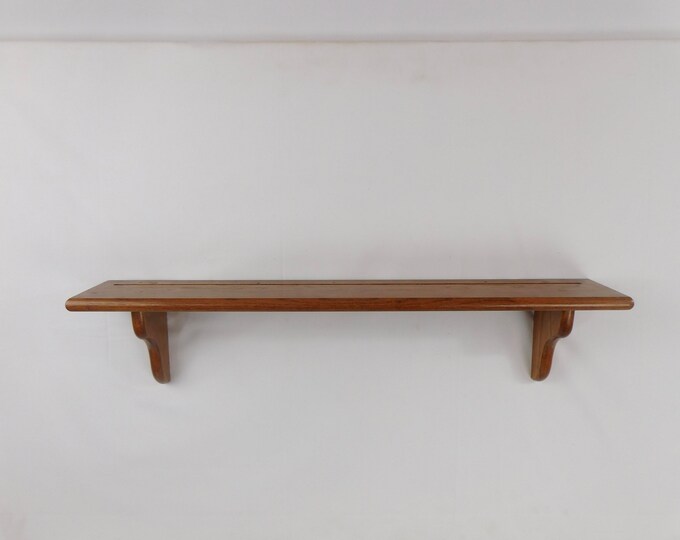 Long Wood Shelf, Plate Rail Shelf, 30" Shelf, Farmhouse, Kitchen Plate ...
