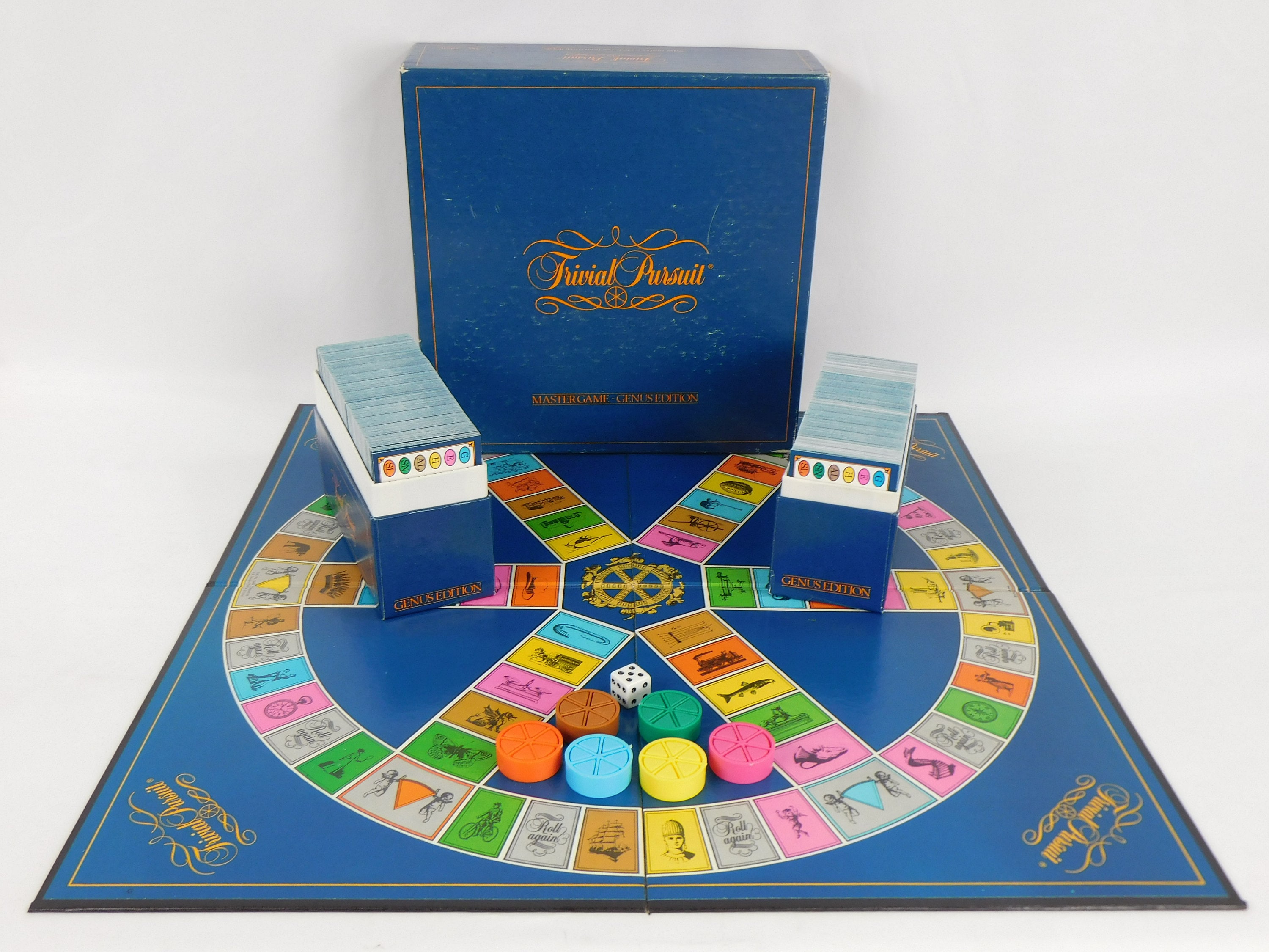 Trivial Pursuit Board Game 1981 Master Game Genus Edition - Etsy México