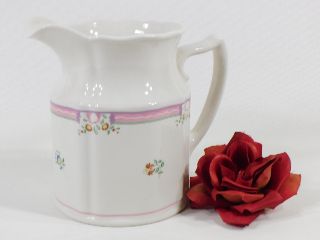 Alice, Laura Ashley, Chintz Pitcher, Milk Pitcher, England, Farmhouse ...