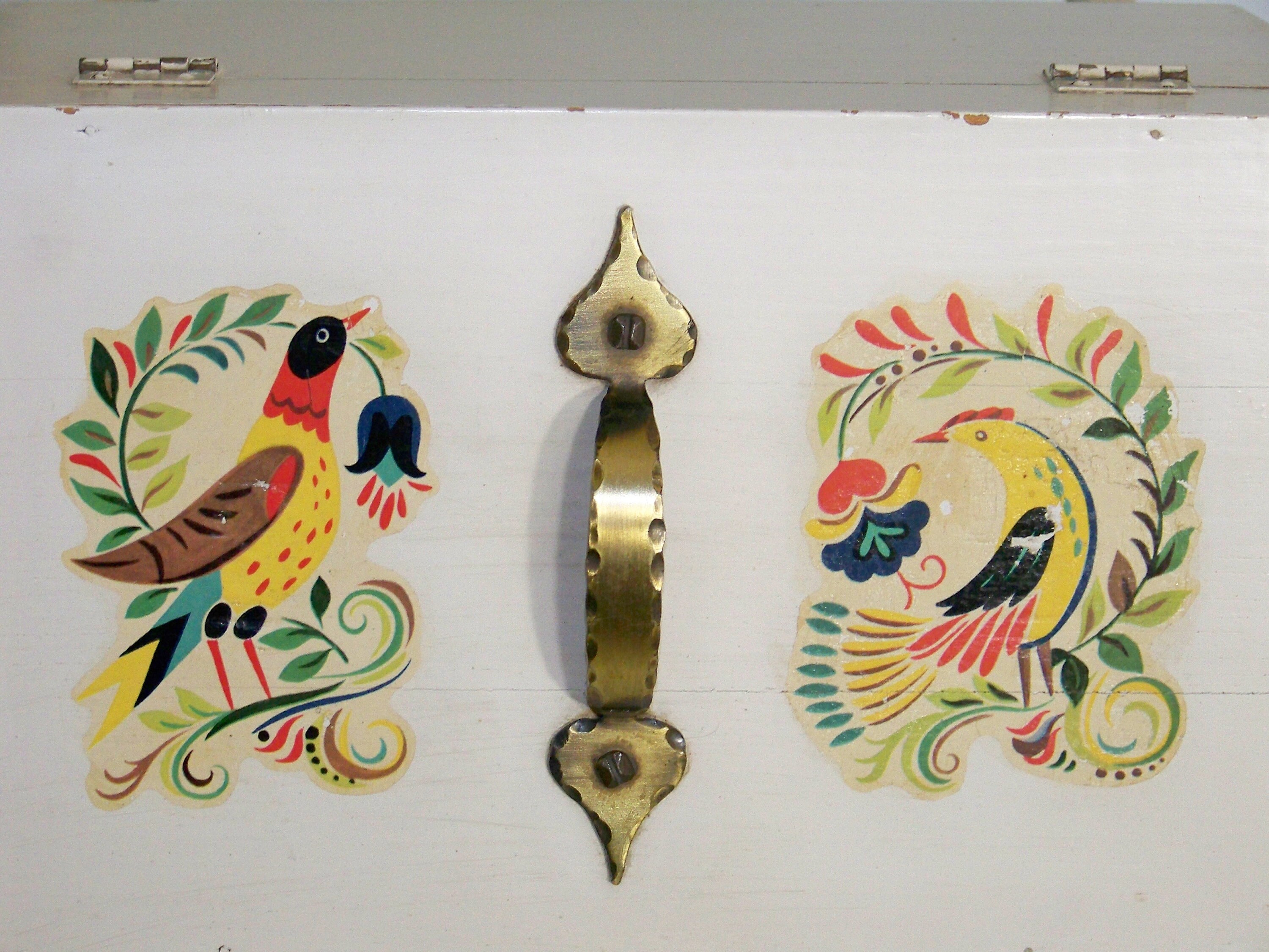 Vintage Handmade Folk Art Box Storage Box Display Box - Etsy