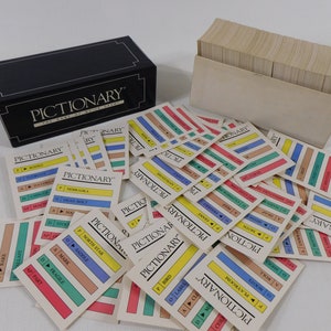 Pictionary Board Game the Game of Quick Draw 1985 All Original and ...