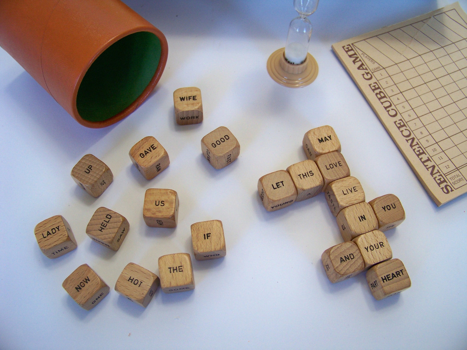 Vintage Scrabble Sentence Cube Game 1971 Selchow & Righter - Etsy