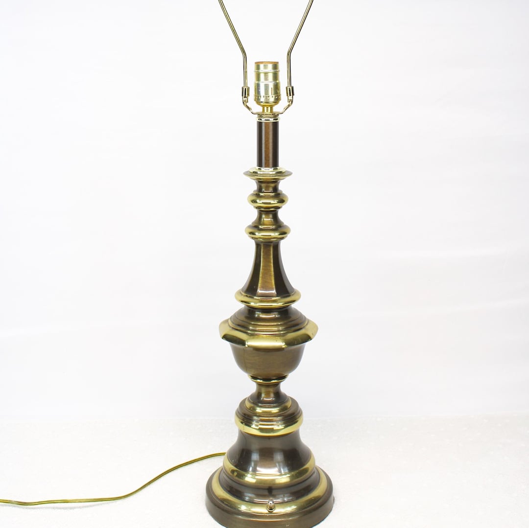 Brass Table Lamp - Vintage Heyco - 37" Tall Antique Brass Lamp - Etsy