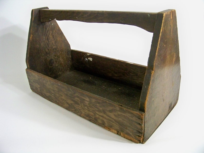Vintage Wood Tool Box Antique Primitive Tool Box Tote Box Art - Etsy