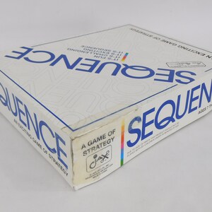 Sequence Board Game, 1995, Sequence Card Game, Strategy Game, Complete and Ready to Play - Etsy