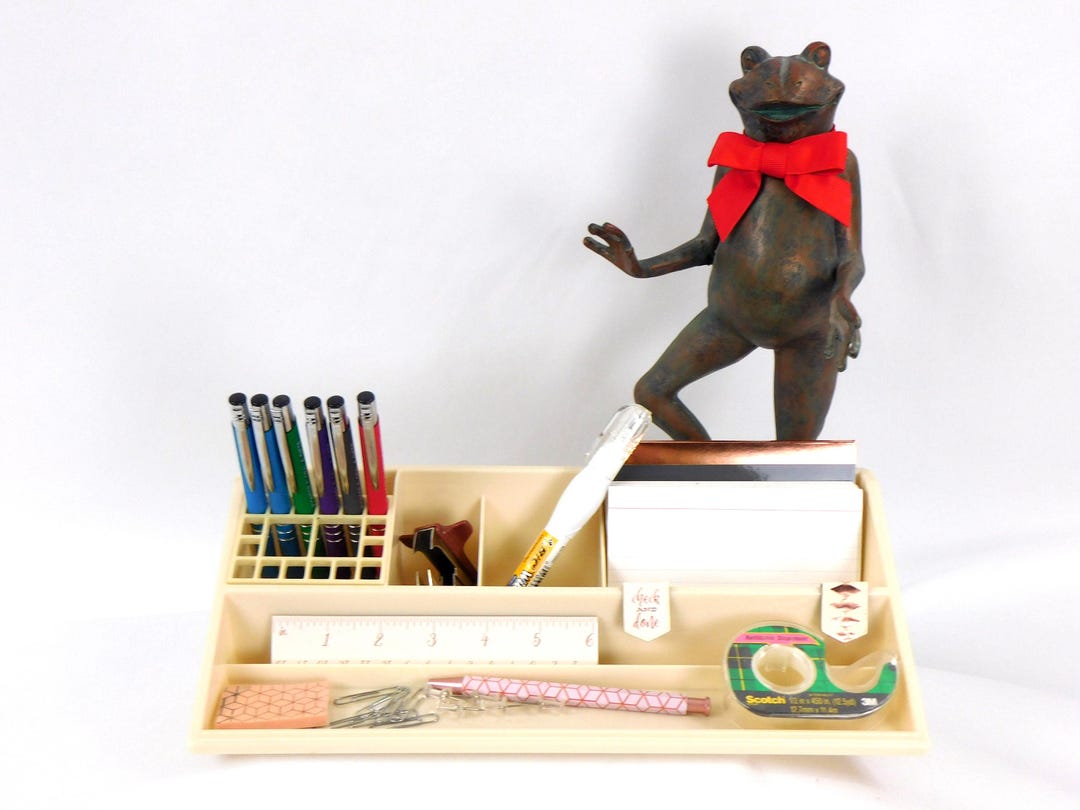 Rubbermaid Desk Organizer, Vintage Desk Organizer, Message Center, Make ...