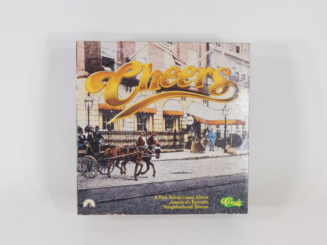 Cheers Trivia Board Game, America's Favorite Tavern, Like New Condition ...