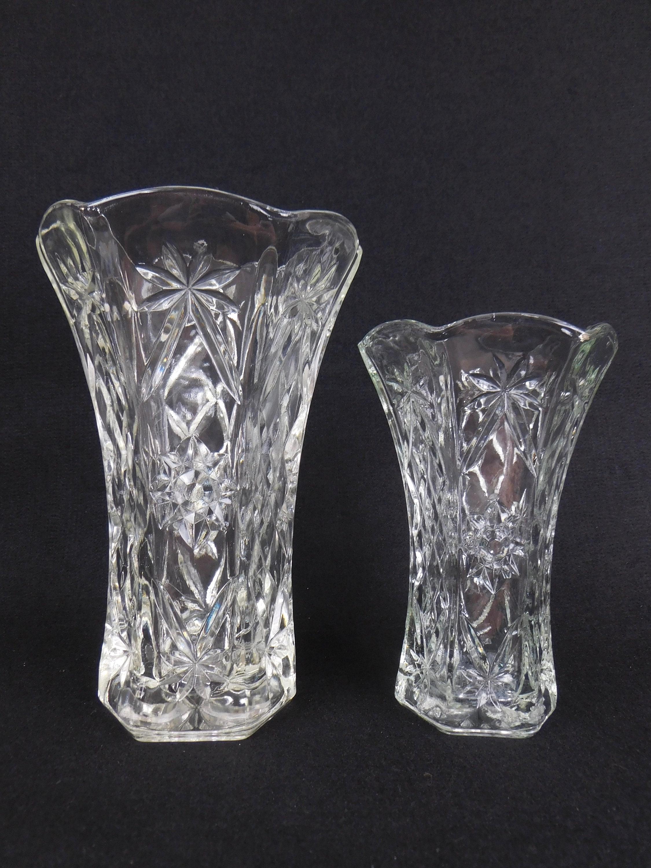 Anchor Hocking Flower Vase – Early American Pressed Glass – Choice of ...