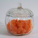Glass Pumpkin Shaped Jar Halloween Candy Jar Fall Table - Etsy