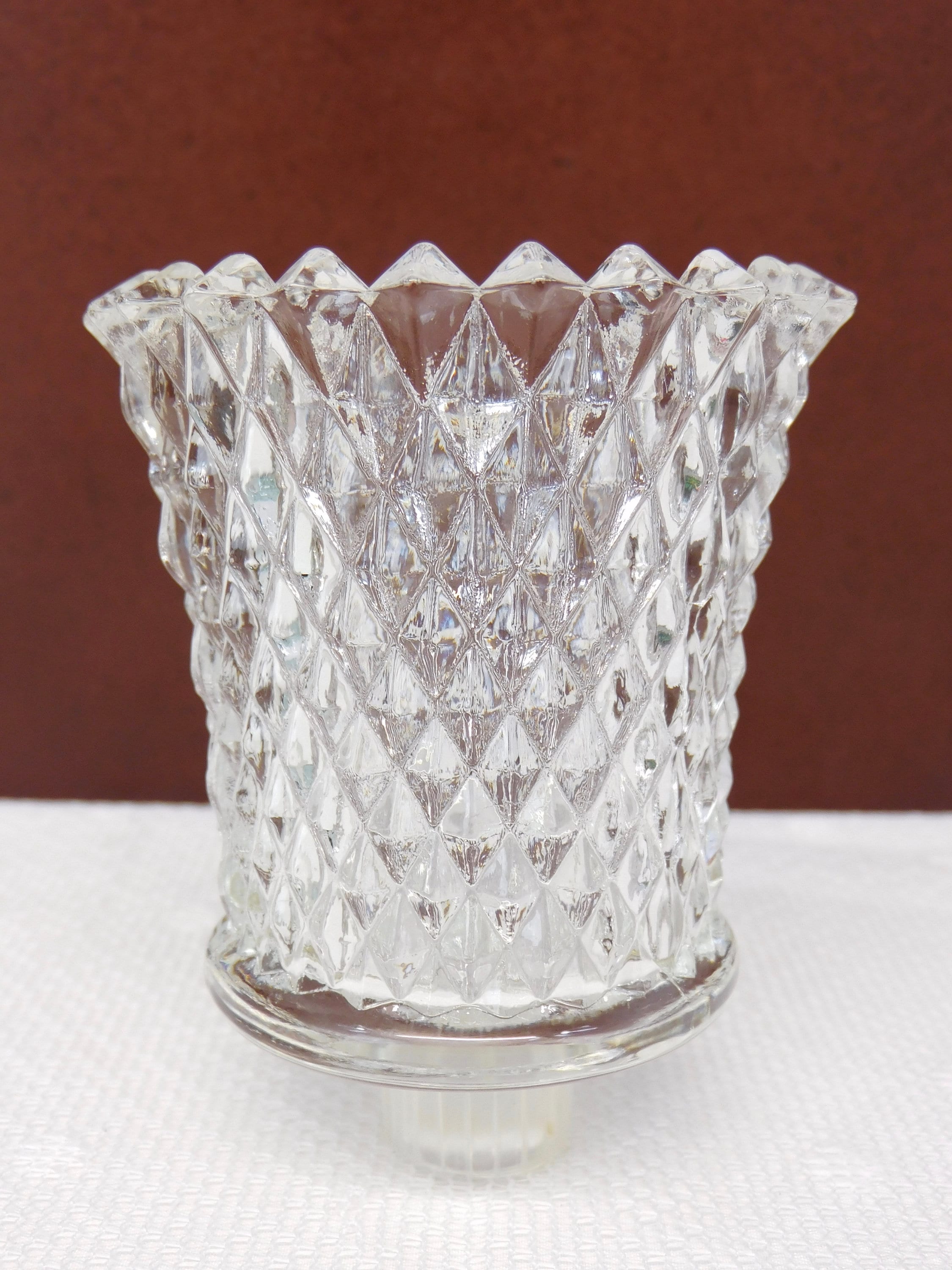 Diamond Cut Votive Cup Candle Holder Vintage Home Interiors YOUR CHOICE ...