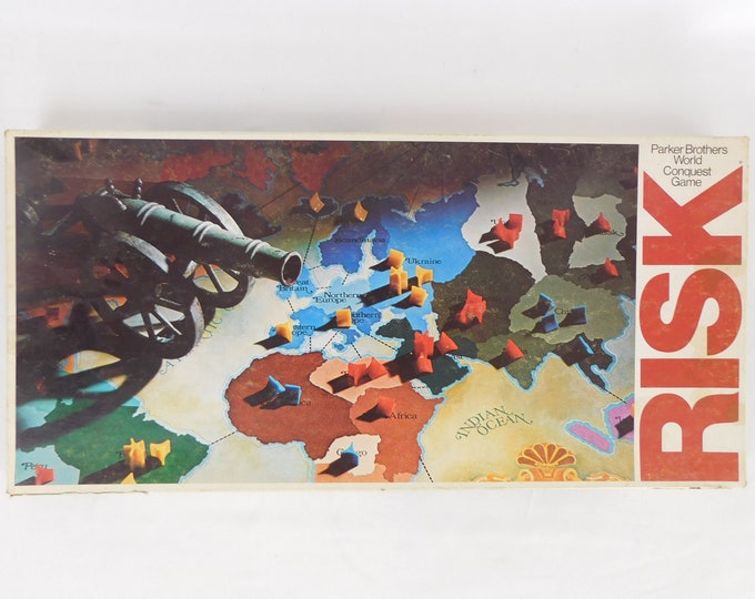 Risk Board Game, Vintage Risk From 1975, the World Conquest Game ...