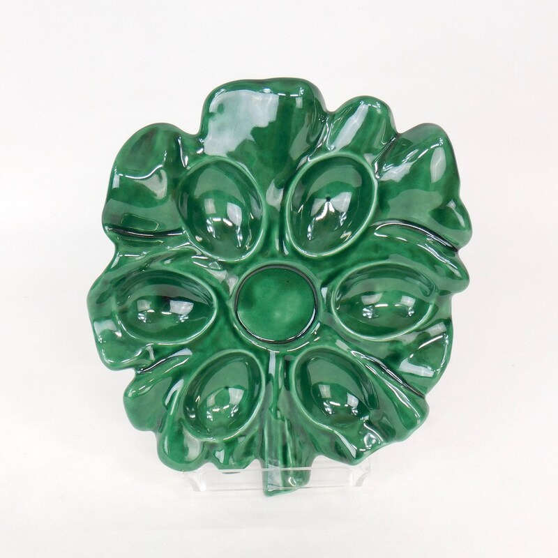 Ceramic Christmas Tree Deviled Egg Holder Etsy 6572