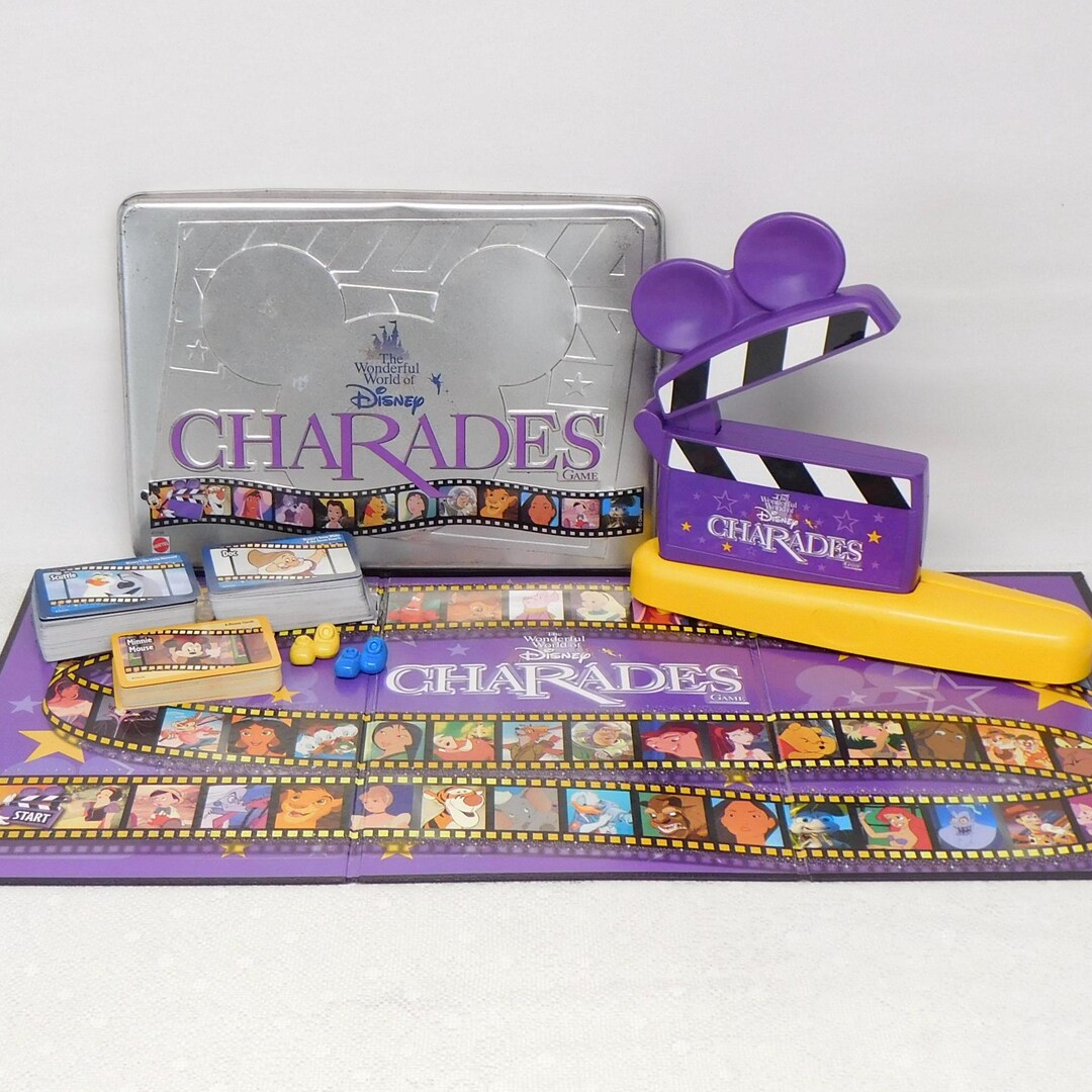 Disney Charades Game, Family Charades Board Game, Complete and Ready to ...