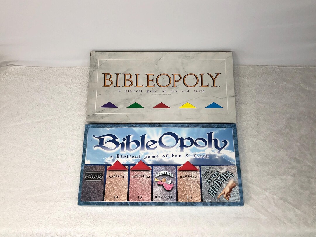 Bibleopoly Board Game, Vintage 1991, Christian Board Game, Choice of ...