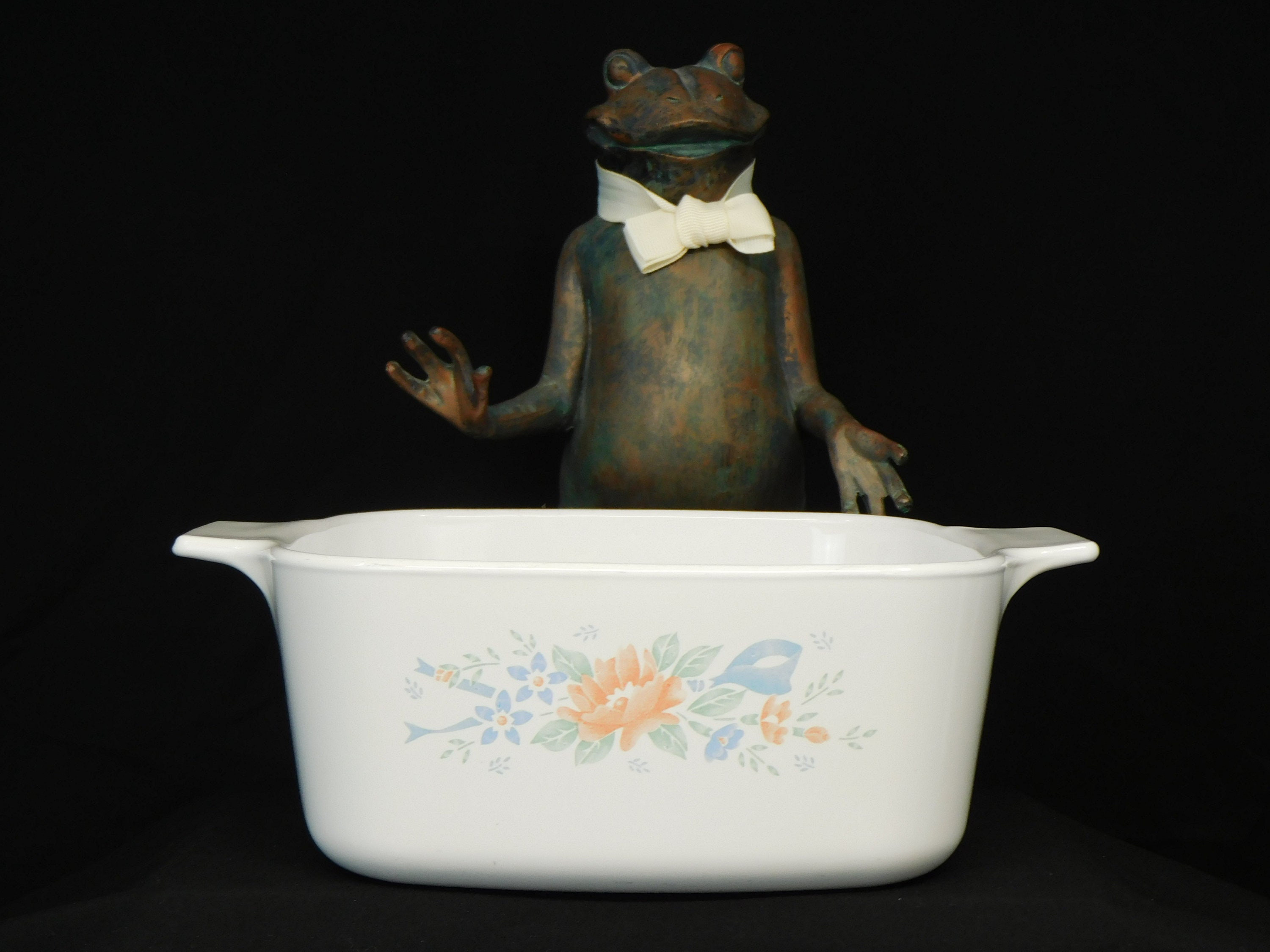 Vintage Corning Ware Casserole Dish Symphony Pattern 1 1/2 - Etsy