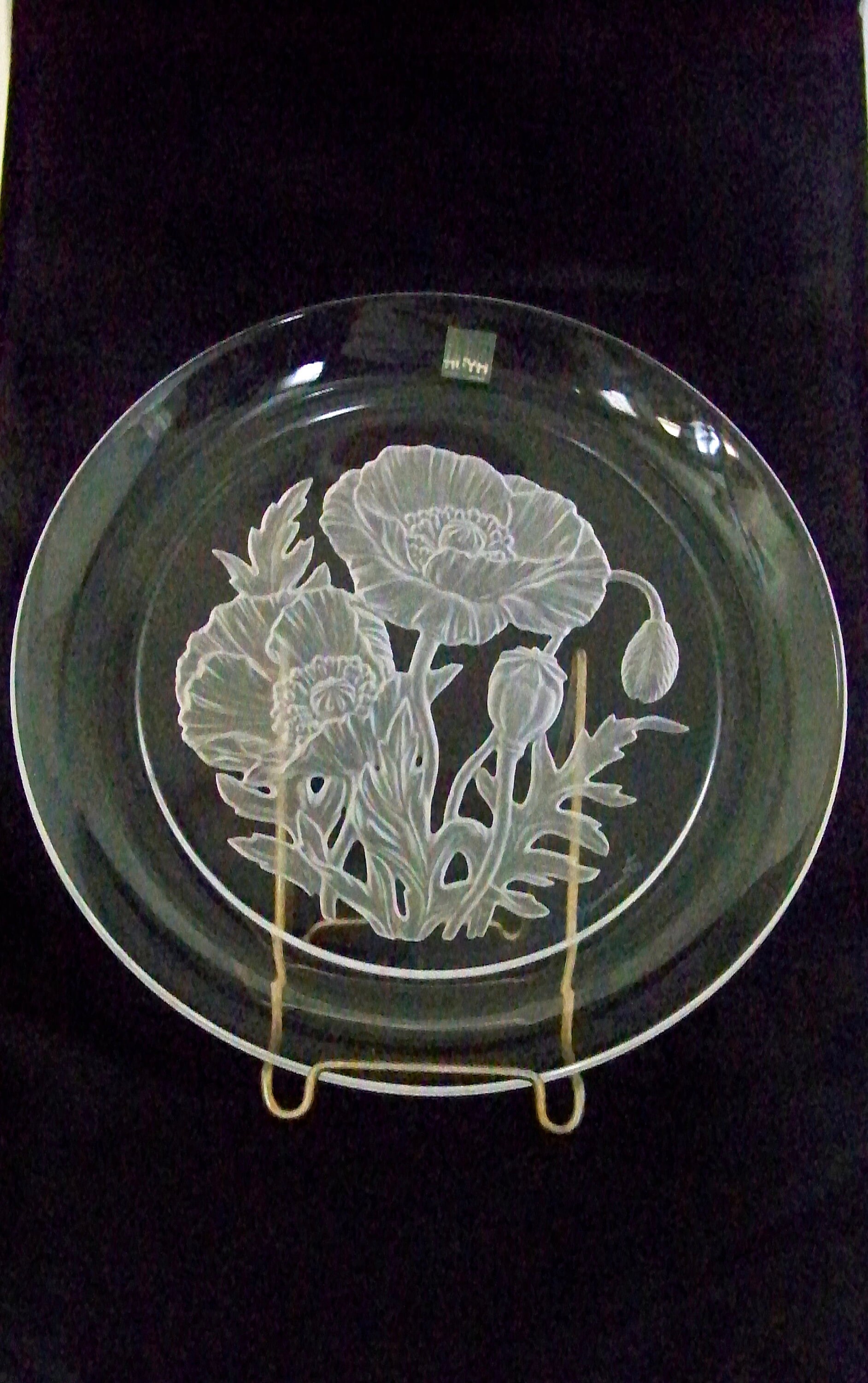 Hoya Crystal Flower of the Month Plate Takenhiko Yamamoto | Etsy