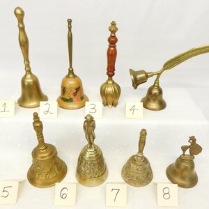 Brass Bells Collectible Bells Assorted Sizes and Styles YOUR CHOICE ...
