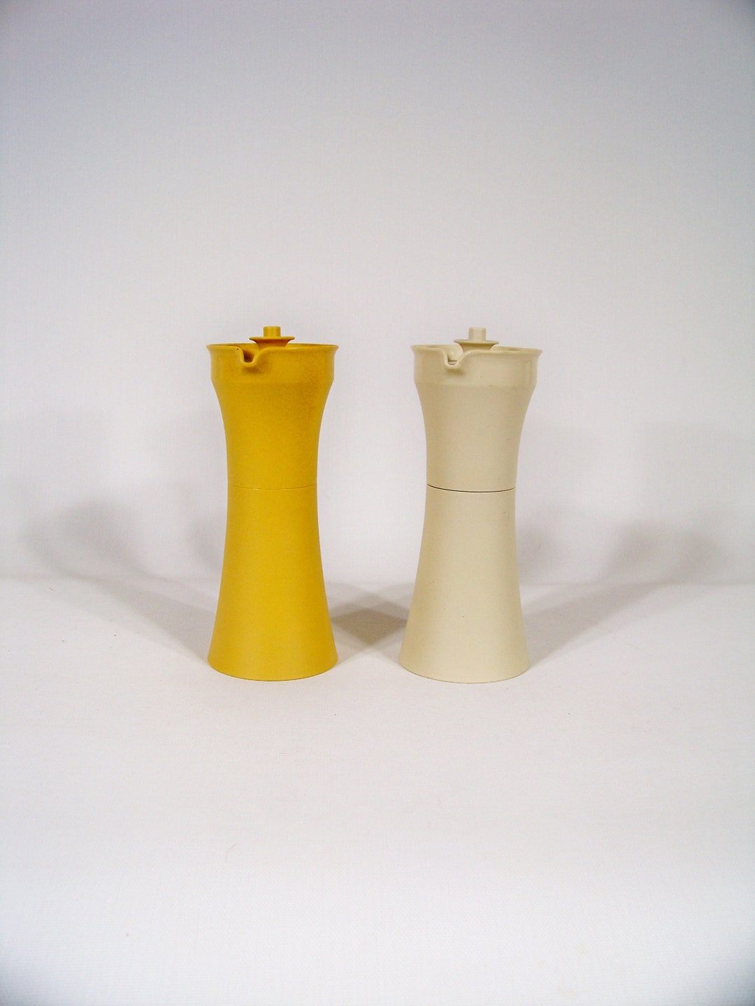 Vintage Tupperware, Condiment Set, Oil and Vinegar Cruets, Salad ...