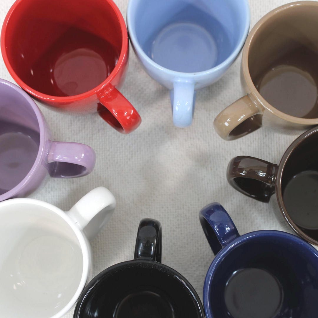 Corelle Stoneware Coffee Mugs Solid Colors Variety of Color and ...