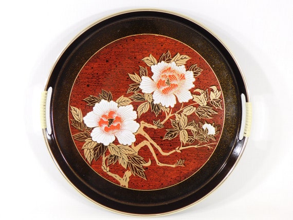 Trays & Platters Home & Living Trays Vintage Lacquer Ware Japanese ...