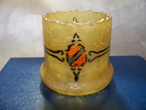 Antique Shade Crackle Glass Lamp Shade Parlor Lamp Shade - Etsy