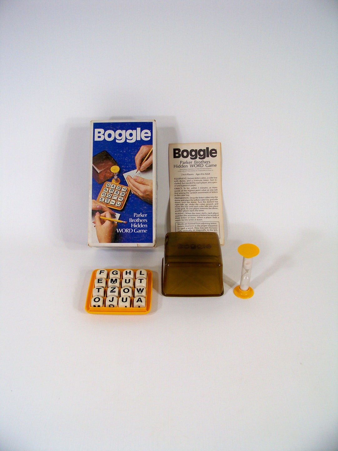 Vintage Boggle Game 1976 Parker Brothers 3 Minute Word Game No. 104 - Etsy